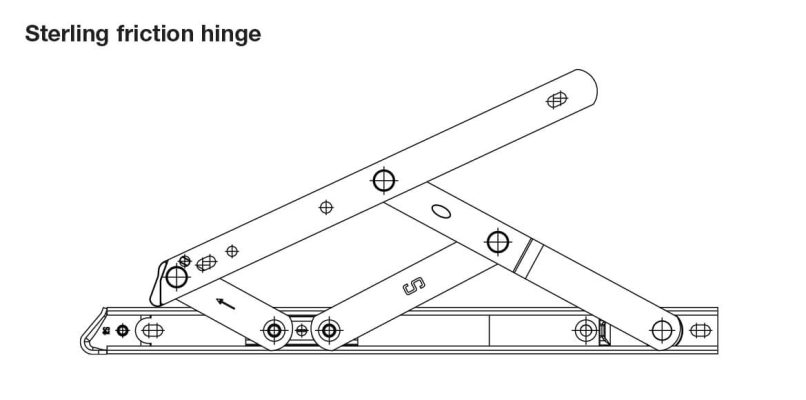 Securistyle Sterling - Friction hinge | Titon